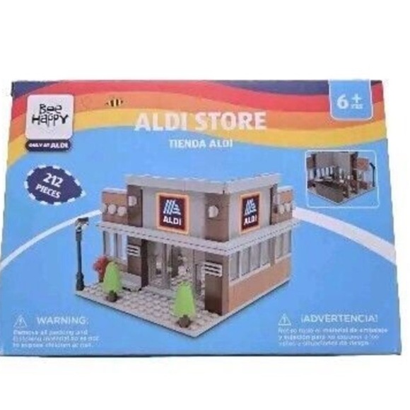 Bee Happy Aldi | Toys | New Aldi Grocery Store Blockstoy Model 22 ...